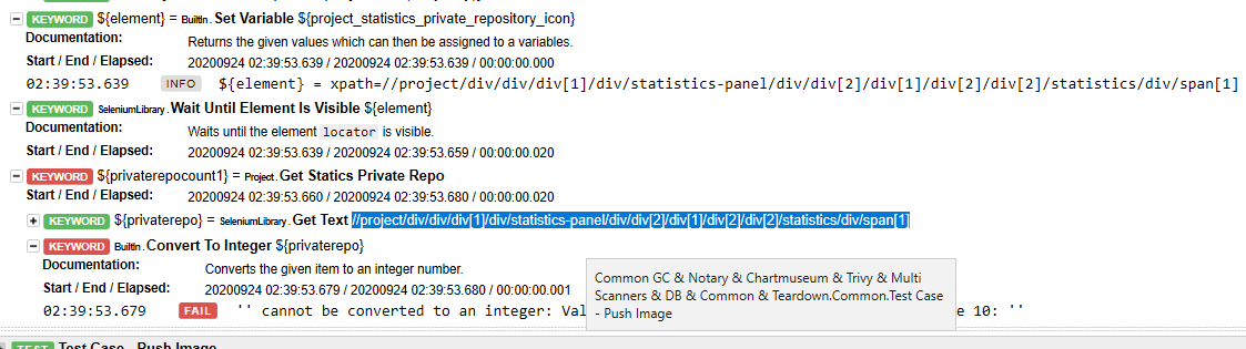 Add retry for action keywords like Get Text · Issue #13147 · goharbor/harbor · GitHub