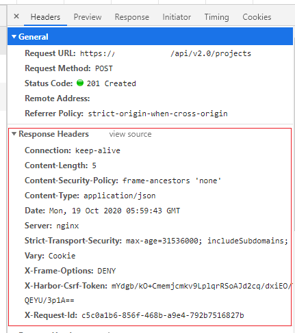 No location returned in POST response header when creating a proxy cache project · Issue #13303 ...