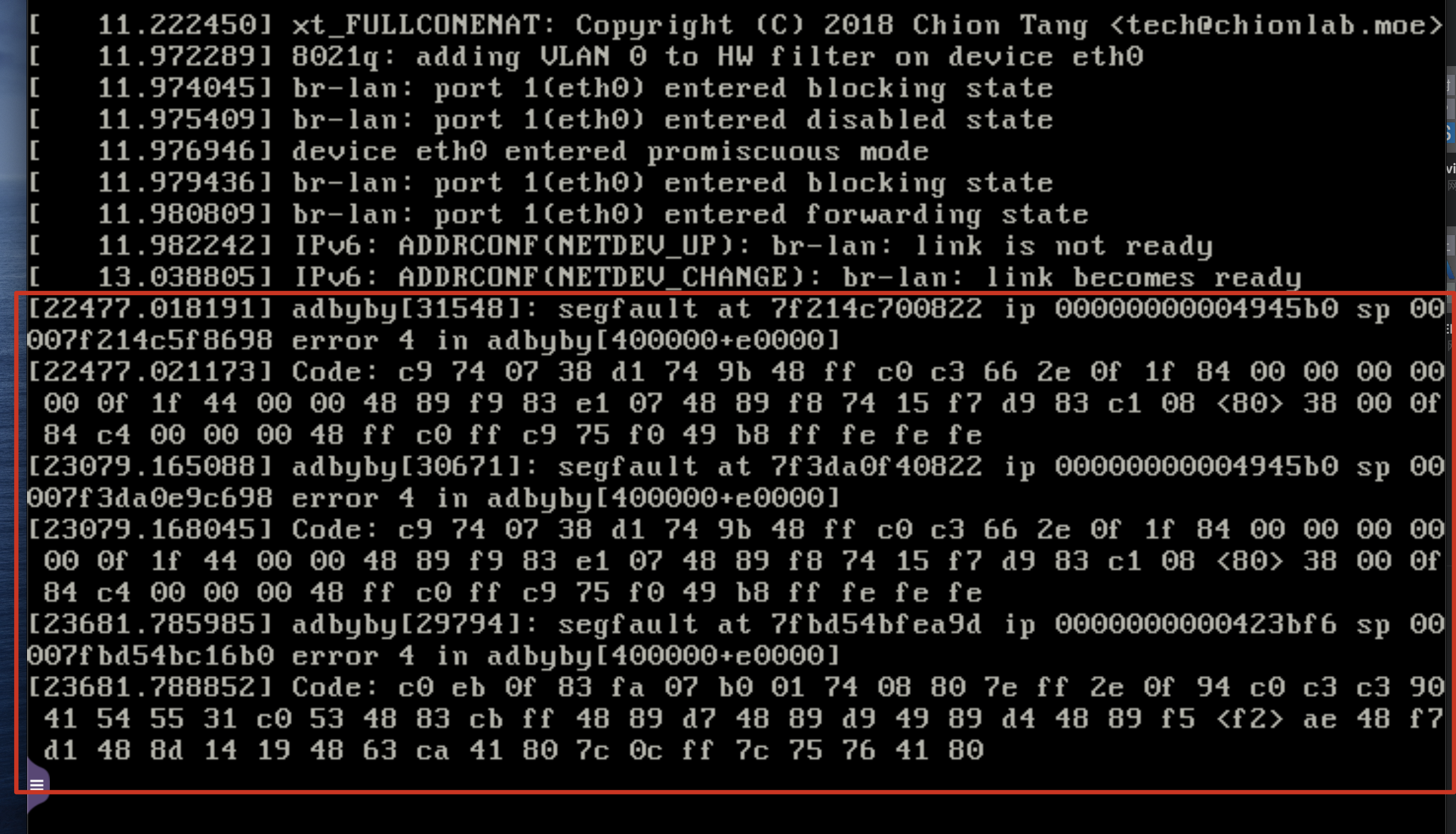 Adbyby Plus+ 运行过程中间歇性报错 · Issue #3255 · coolsnowwolf/lede · GitHub