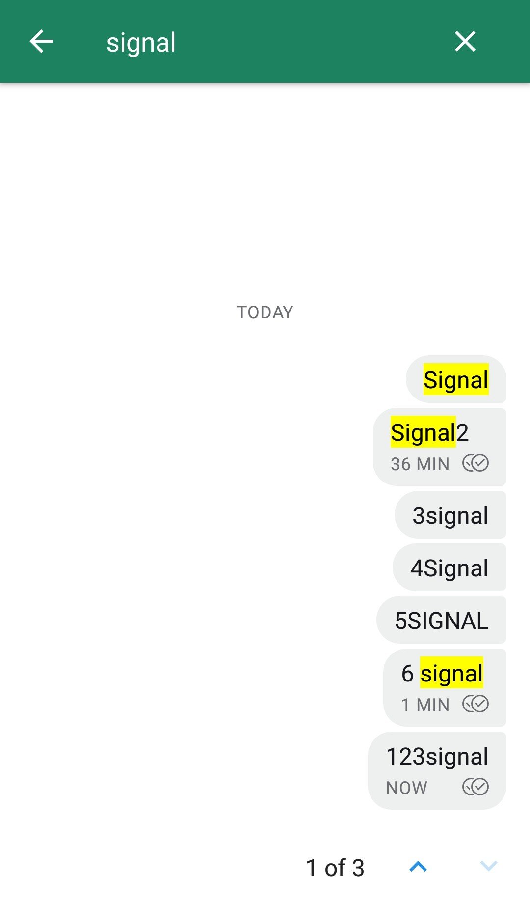 A few small problems while searching for keywords in conversation · Issue #8657 · signalapp ...