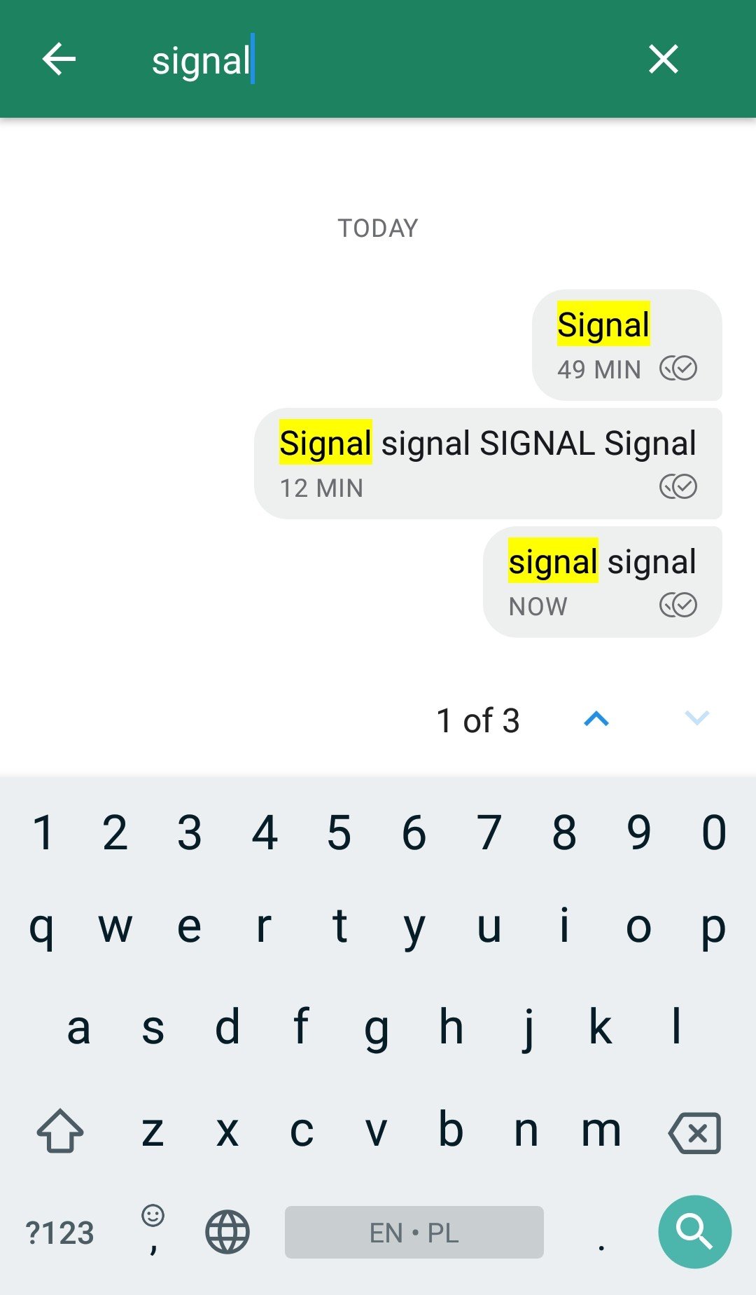 A few small problems while searching for keywords in conversation · Issue #8657 · signalapp ...