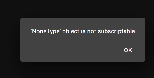 'NoneType' object is not subscriptable, Fingerprint[BUG] · Issue #8986 ...