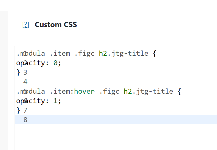 Custom CSS editor shows messed up · Issue #464 · WPChill/modula-lite · GitHub