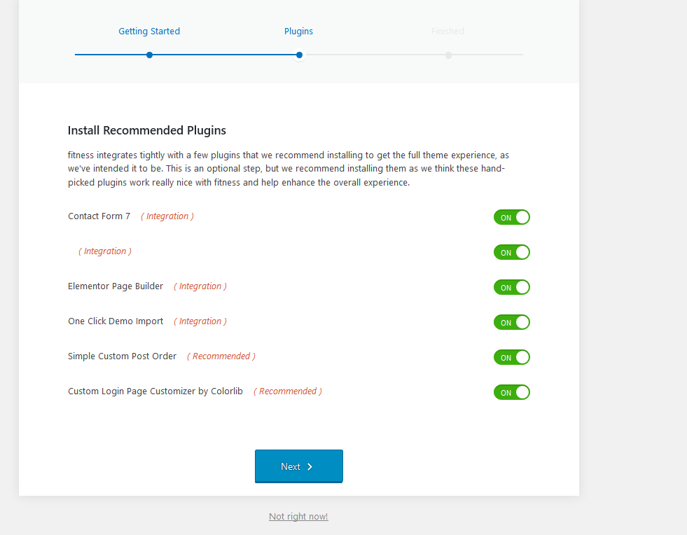 Missing recommended plugins. Can't go forward · Issue #1 · ColorlibHQ/Fitness · GitHub