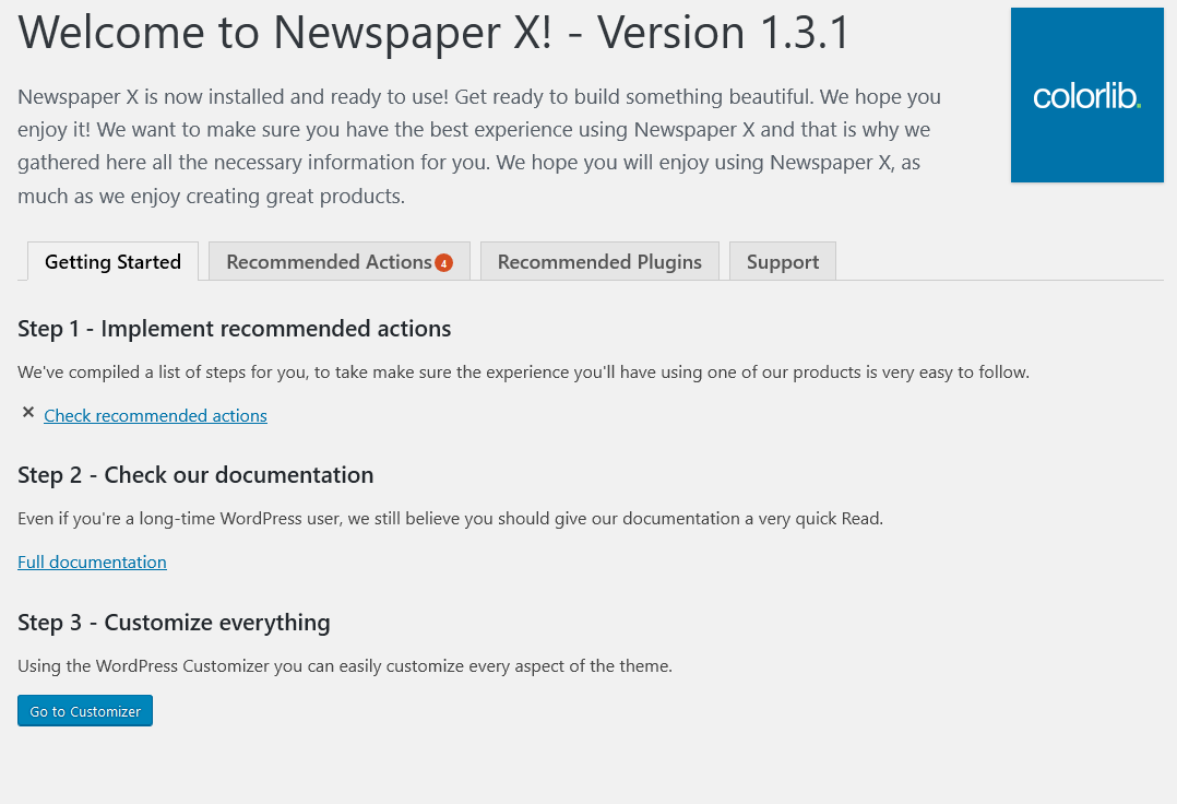 Getting started 3 steps rows bug · Issue #49 · ColorlibHQ/newspaper-x · GitHub