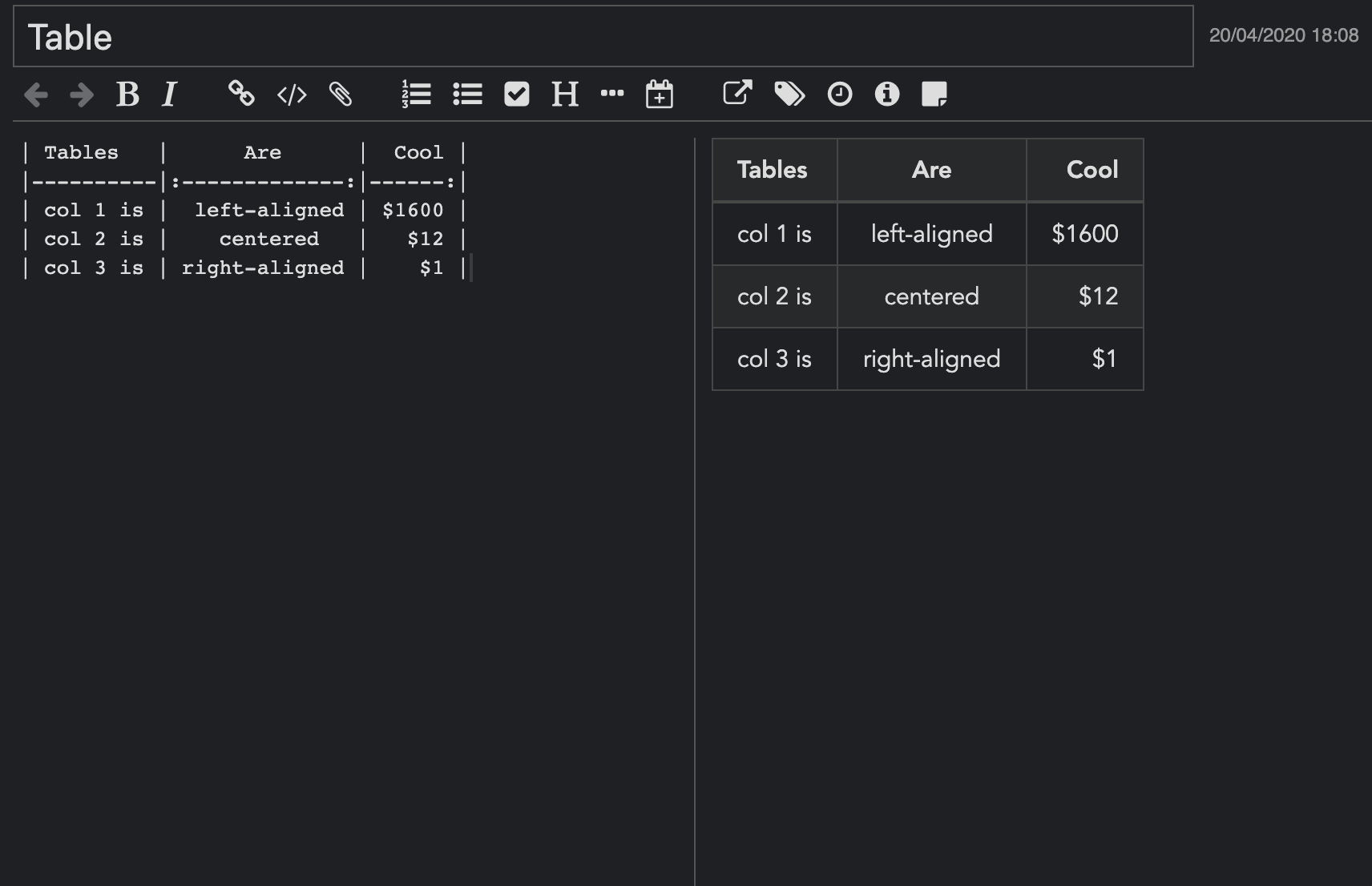 Fix table rendering in dark mode · Issue #3098 · laurent22/joplin · GitHub