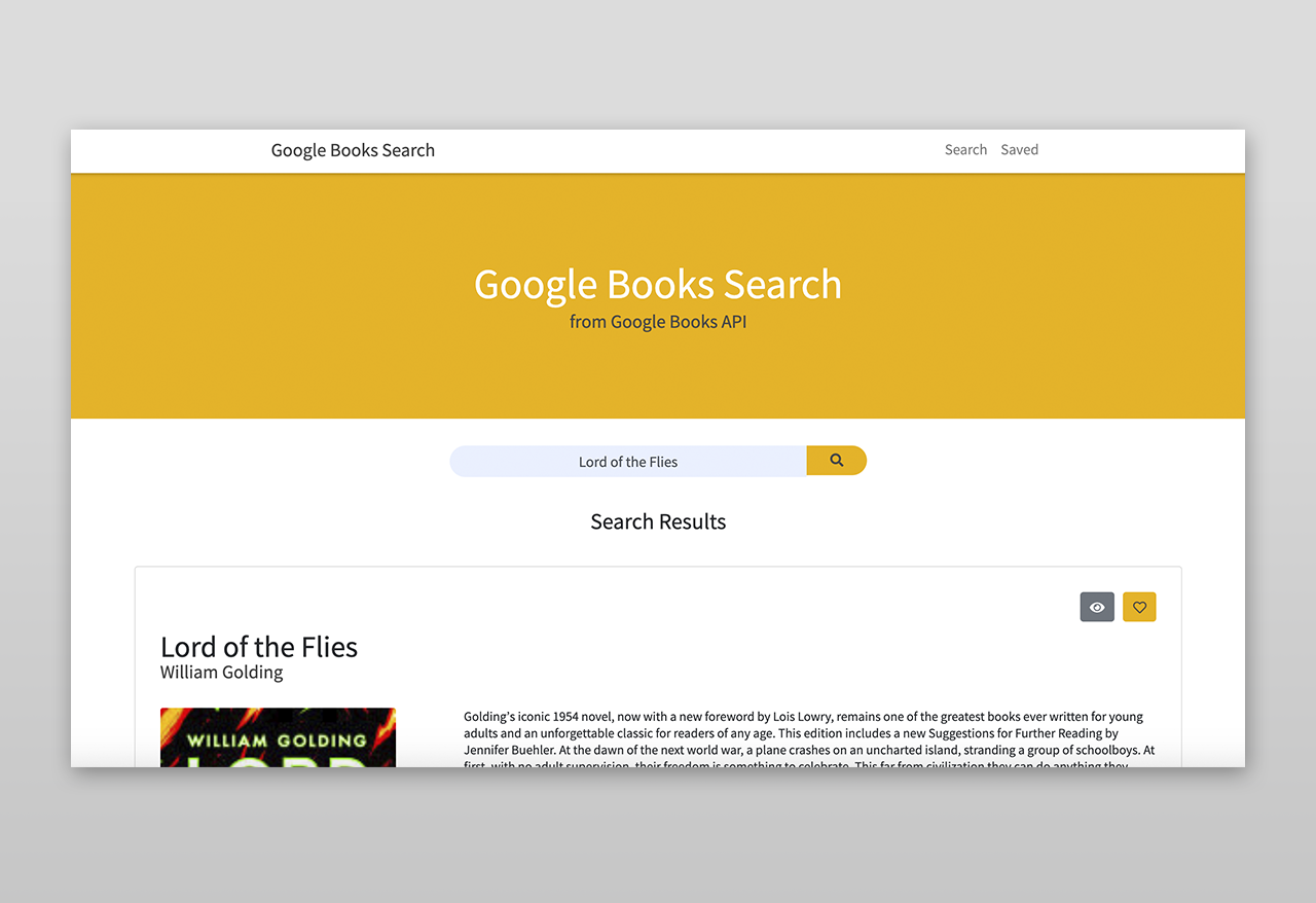 GitHub - brittanymorrisdesign/Homework-21: Google Books Search