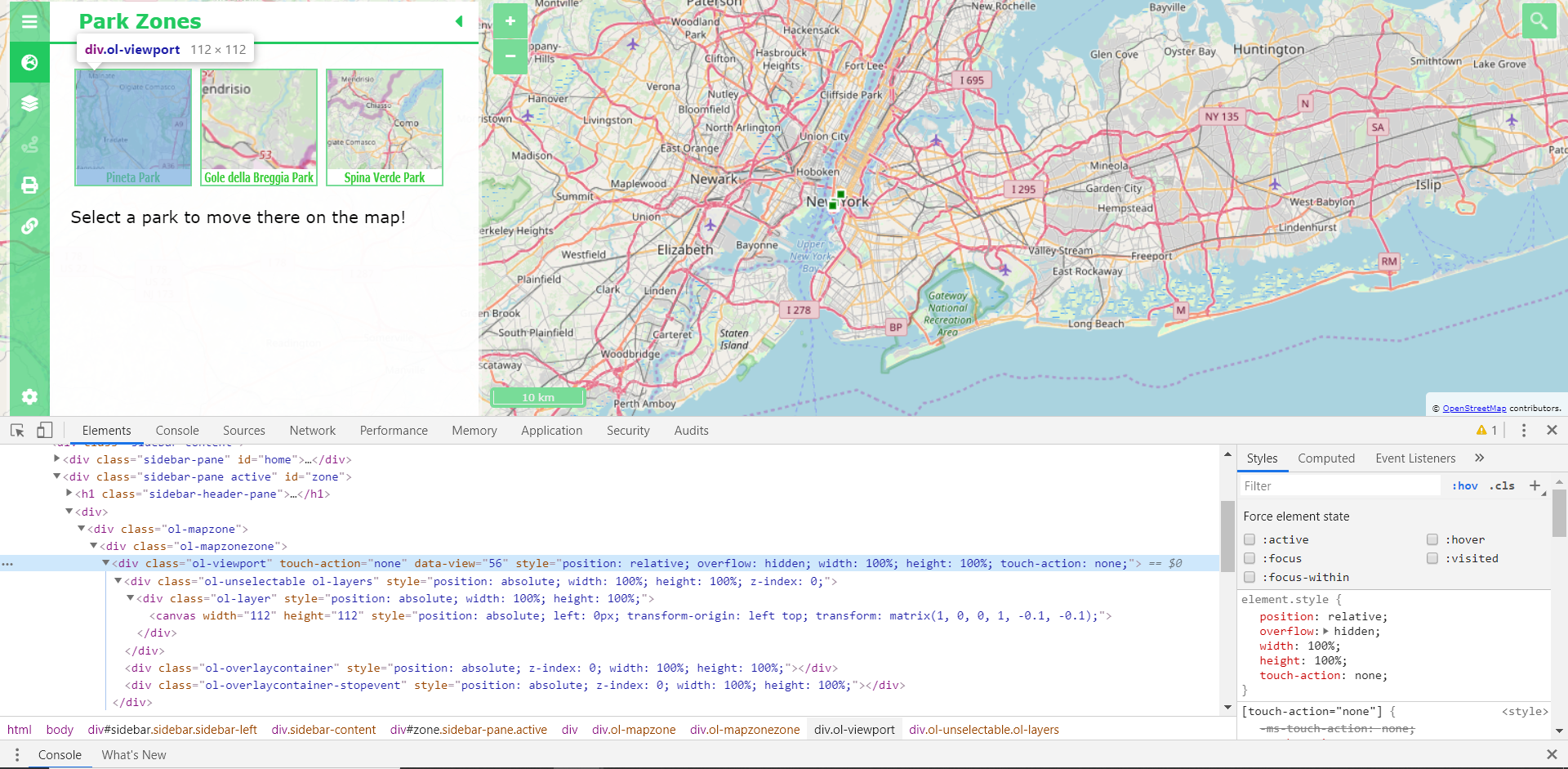 MapZone Control over Sidebar Menu · Issue #413 · Viglino/ol-ext · GitHub