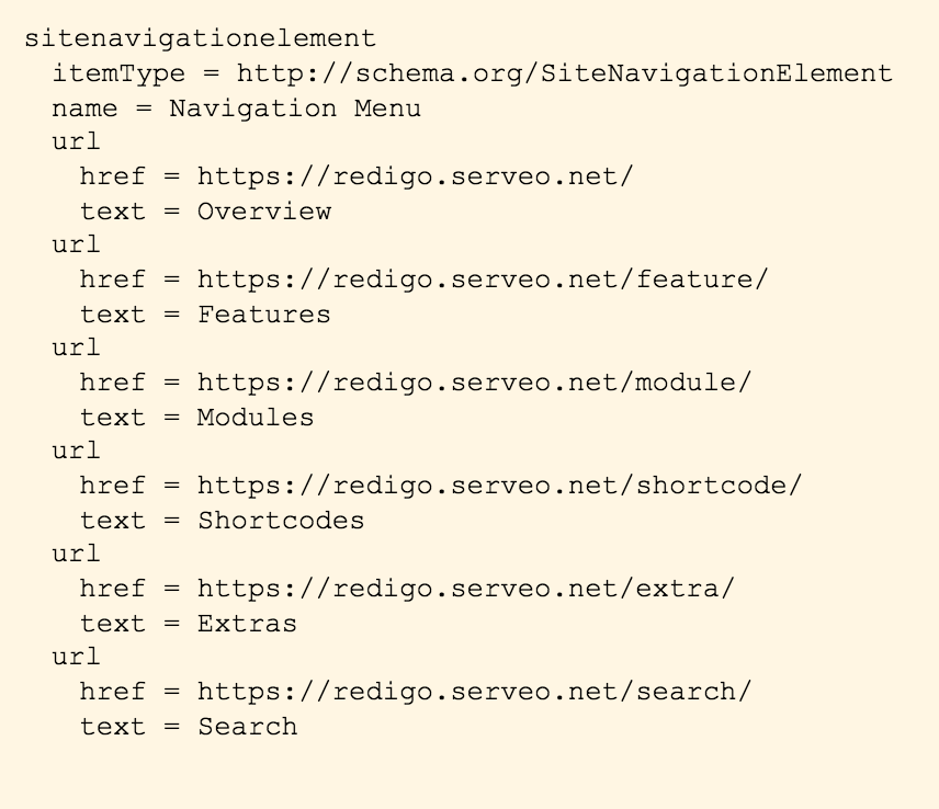 Which version of SiteNavigationElement is correct? · Issue #1912 · schemaorg/schemaorg · GitHub