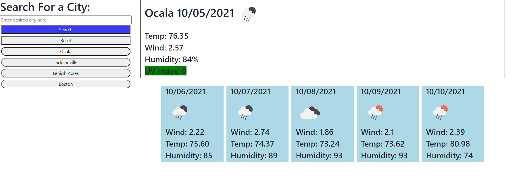 GitHub - AWSMProdigy/WeatherReport: Provides a current weather report ...
