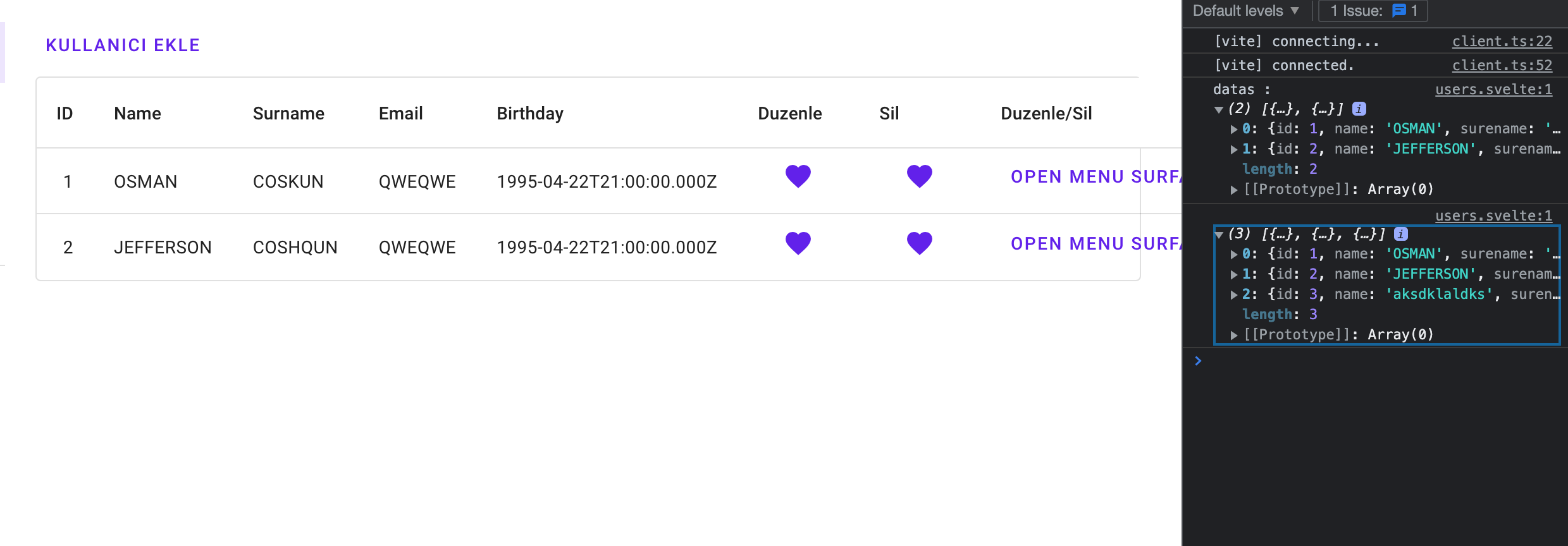 Datatable doesnt update itself after adding/deleting entries · Issue #391 · hperrin/svelte ...