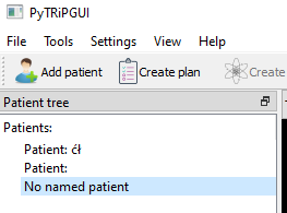 Name in empty patient · Issue #456 · pytrip/pytripgui · GitHub