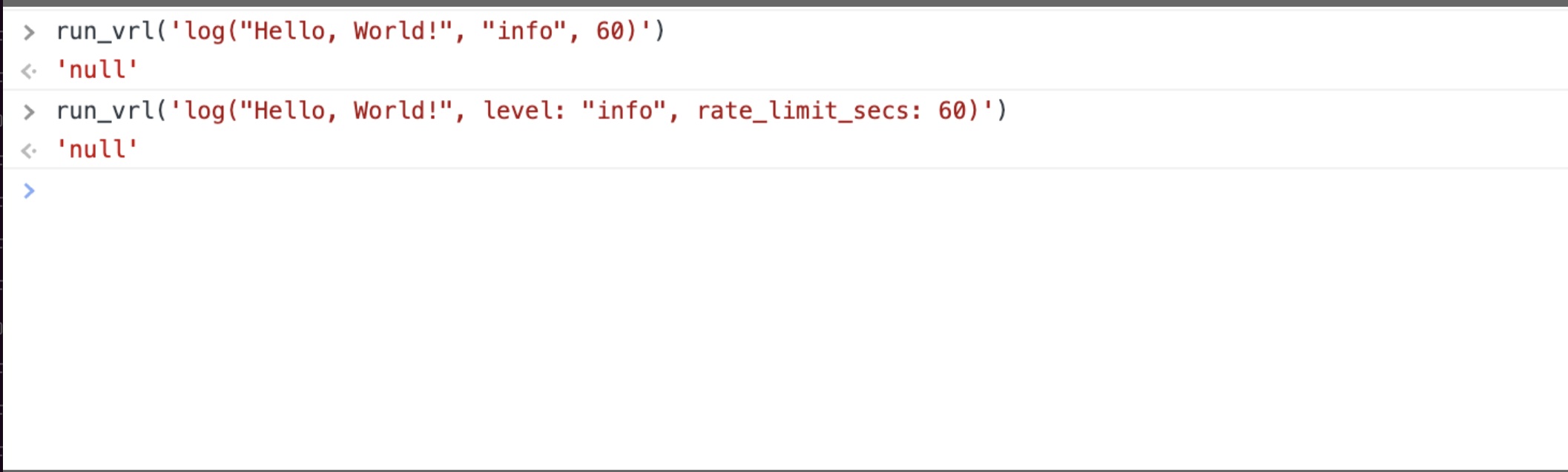 [Web Playground] Make `log()` function wasm compatible · Issue #20 · vectordotdev/vrl · GitHub