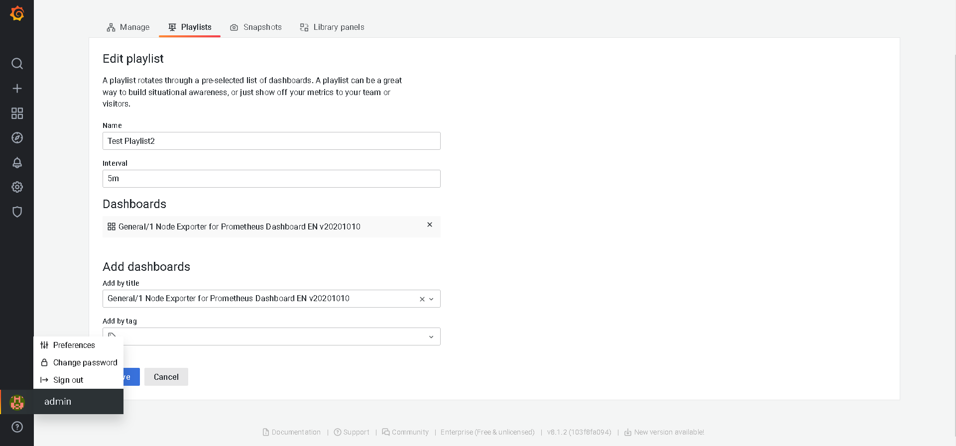 Playlist Remove Button Not Exist · Issue #39511 · grafana/grafana · GitHub