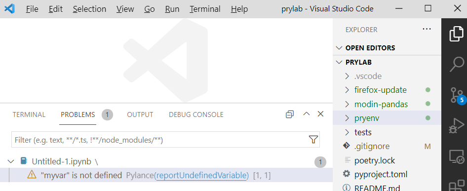 "python.analysis.diagnosticMode": "openFilesOnly" ignored for Jupyter Notebook · Issue #8254 ...
