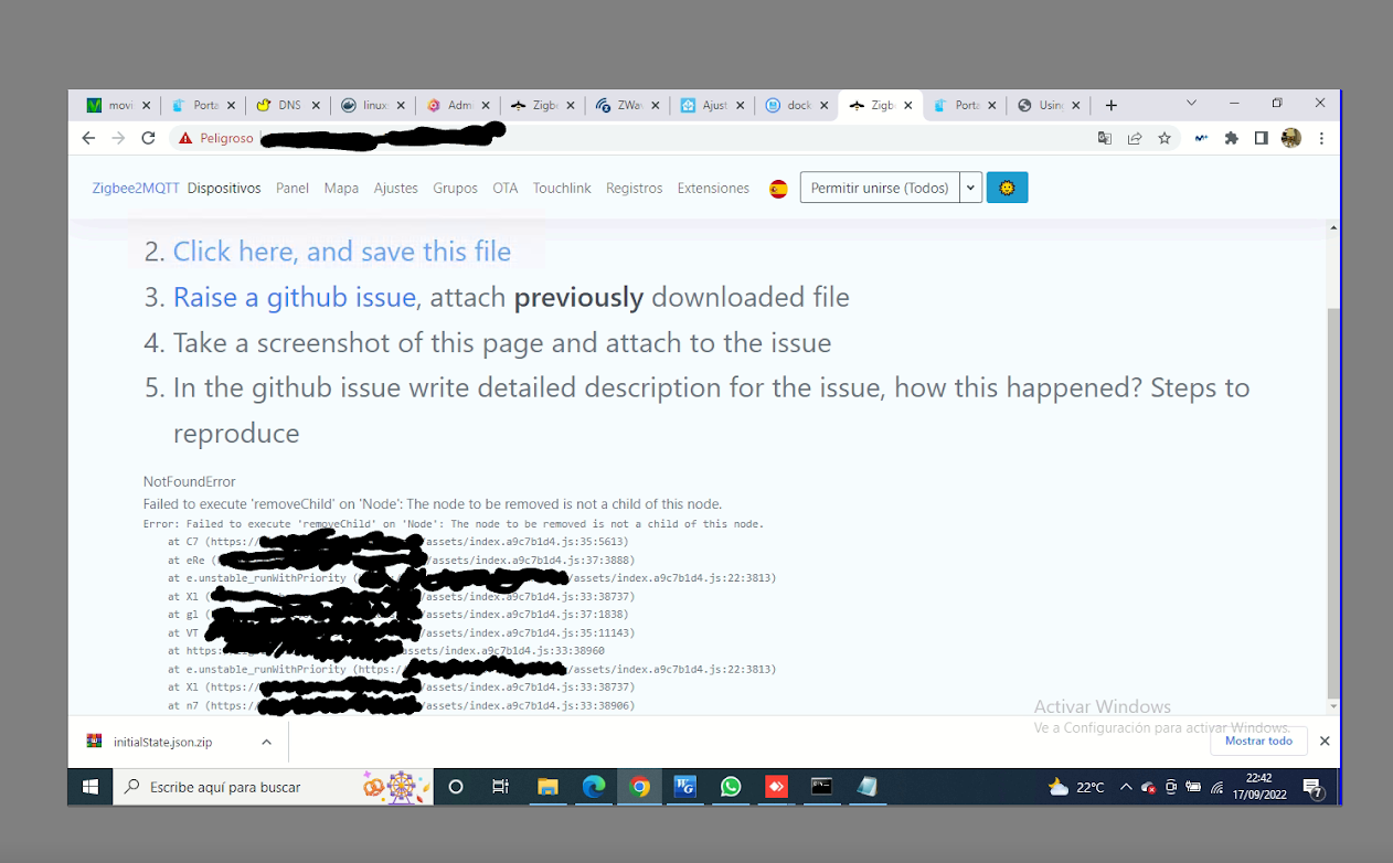 Found A Bug That Told Me To Report It · Issue 14050 · Koenkkzigbee2mqtt · Github