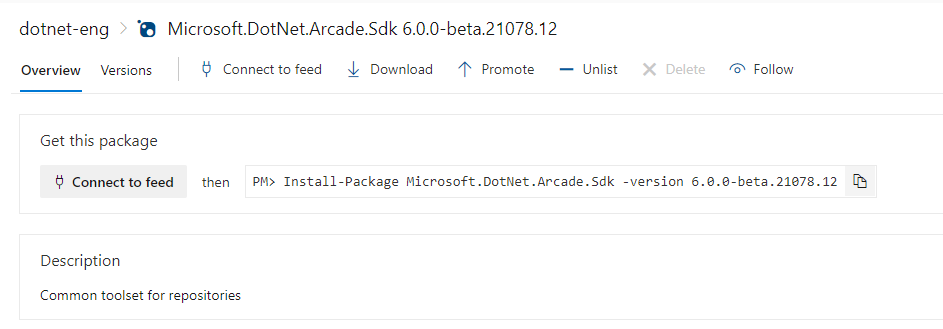 Microsoft.DotNet.Arcade.Sdk 6.0 not available · Issue #6887 · dotnet/arcade · GitHub