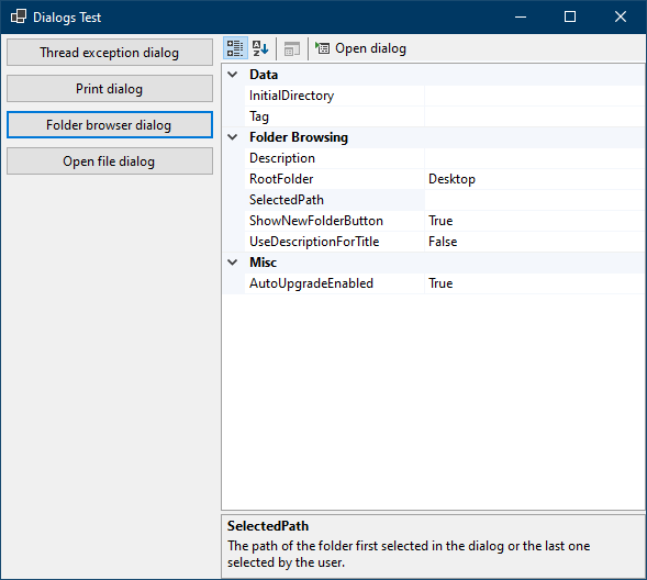 Implement InitialDirectory and ClientGuid for FolderBrowserDialog by ...