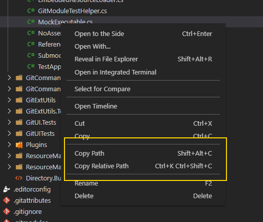 File tree: more sophisticated copy options in file tree tab · Issue ...