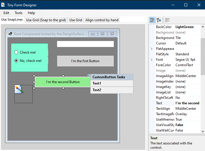 Smart Tag support in WF · Issue #4887 · dotnet/winforms · GitHub