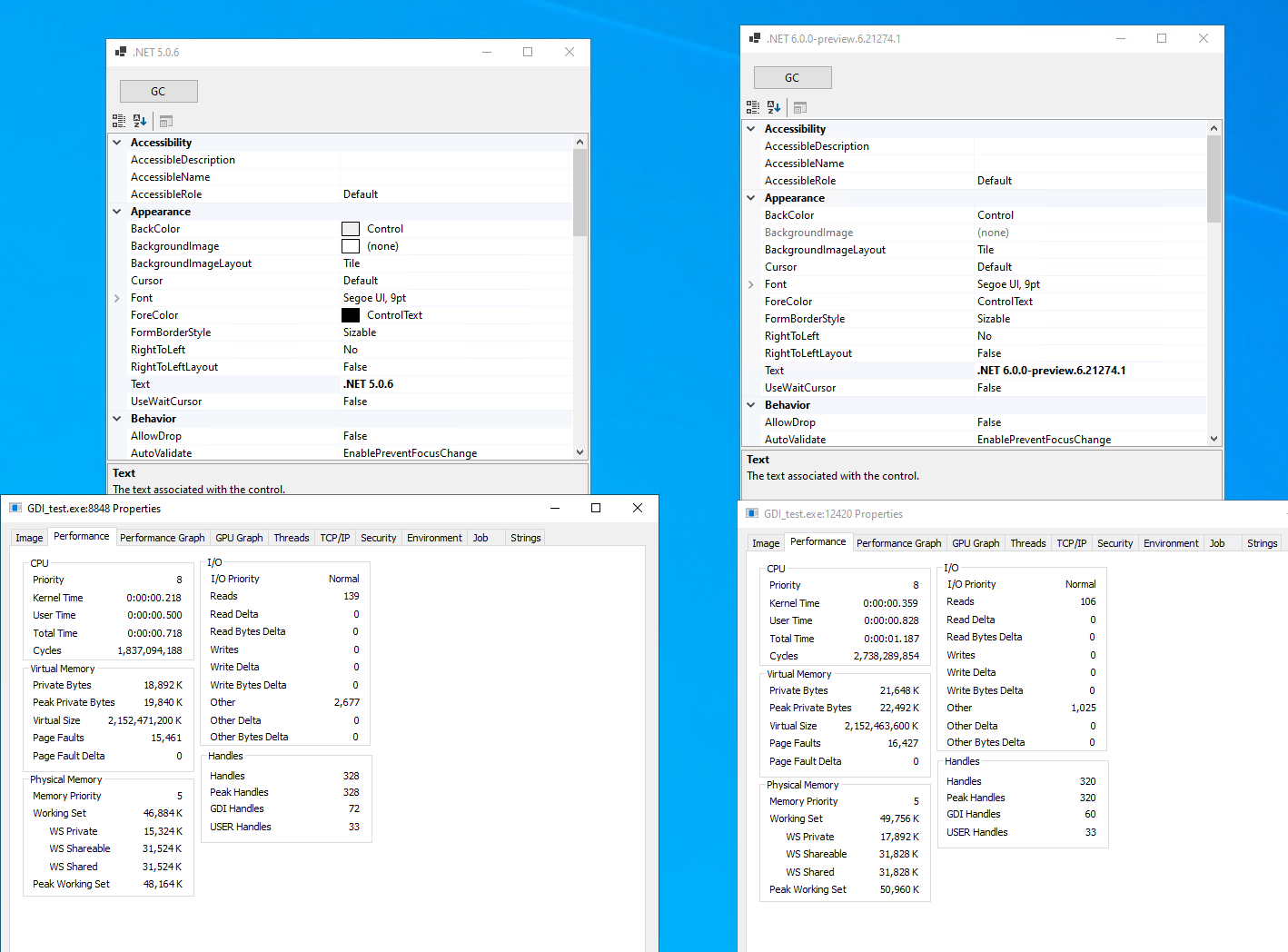 [regression] PropertyGrid GDI leak · Issue #4913 · dotnet/winforms · GitHub