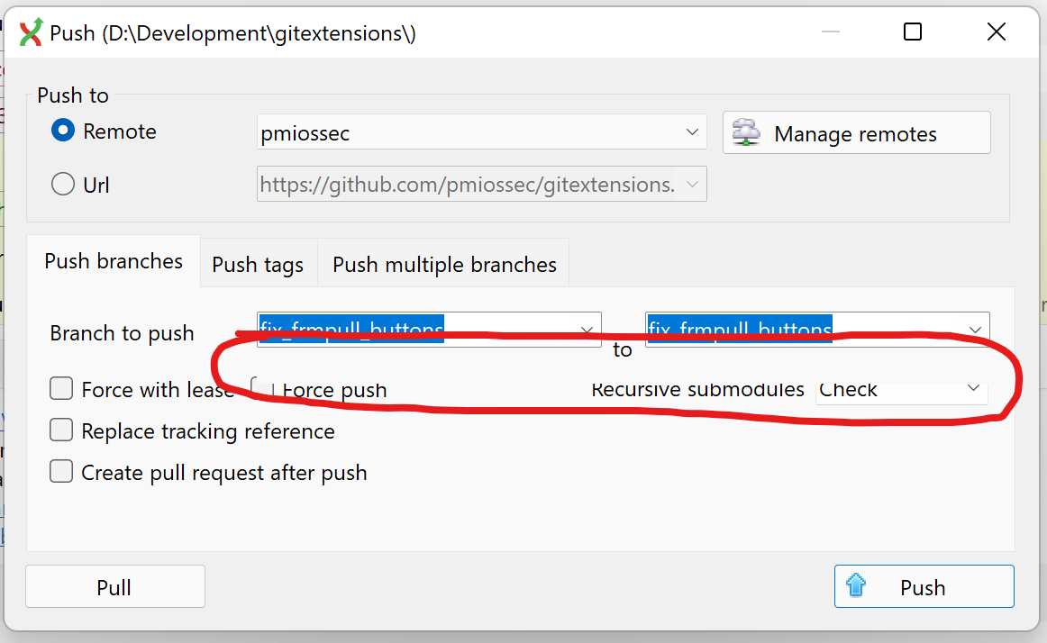 Push form: advanced options UI broken · Issue #9402 · gitextensions/gitextensions · GitHub