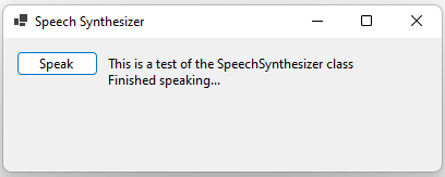 System.NullReferenceException when using System.Speech 7.0.0-rc.1.22426.10 from Windows Forms ...