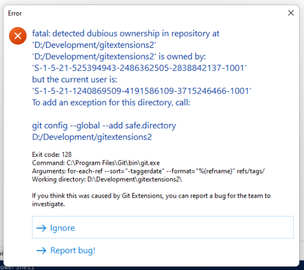 [NBug] no commits visible, fetch all throws error · Issue #10349 · gitextensions/gitextensions ...