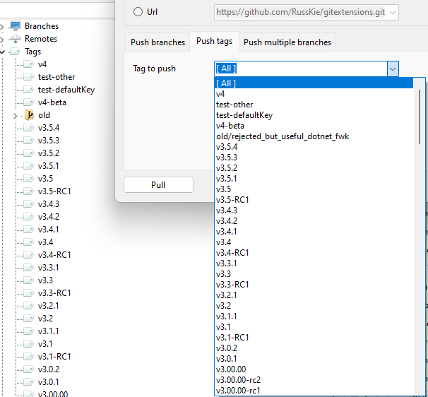 Push Tags Need List Order By Desc · Issue 10399 · Gitextensions Gitextensions · Github