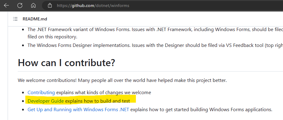 WinformsControlTest does not work for outside contributors · Issue ...
