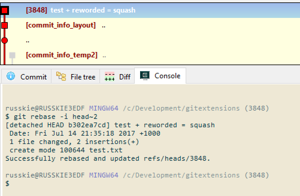 [2.50.01] Interactive Rebase: Illegal characters in path instead of the ...
