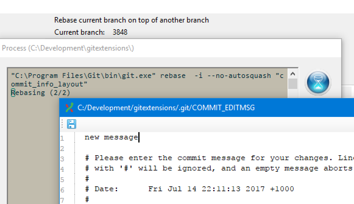 [2.50.01] Interactive Rebase: Illegal characters in path instead of the edit commit message ...
