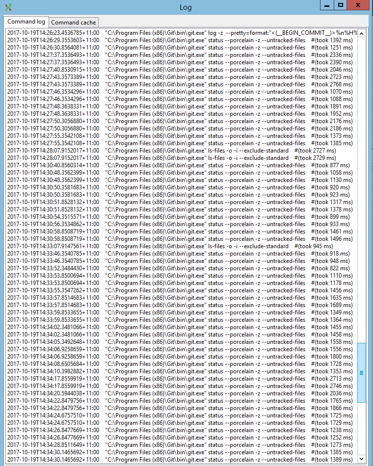 Constant repository polling for changes · Issue #4069 · gitextensions/gitextensions · GitHub