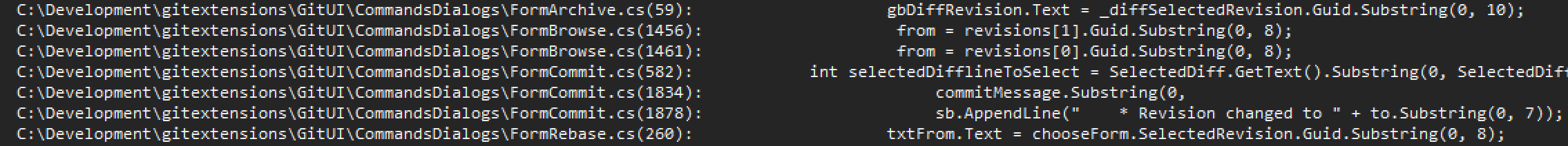Inconsistent short commit hash · Issue #4271 · gitextensions/gitextensions · GitHub