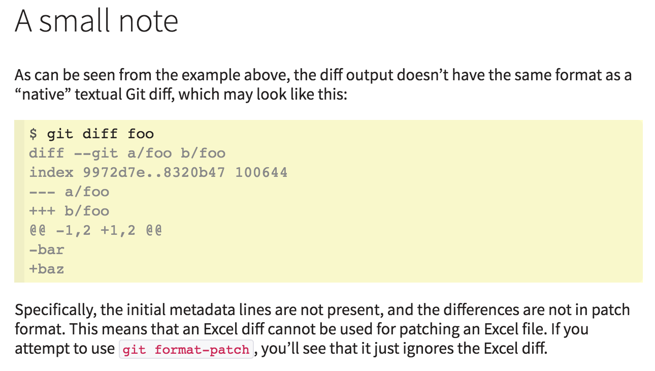 Bug: Different Diff Tool (*.xls - diff ) (.git/config) (.gitattributes ...