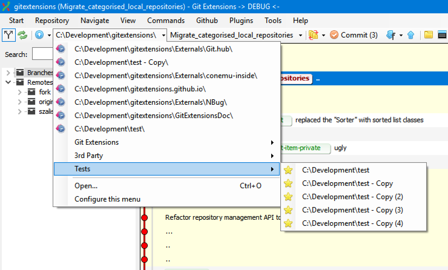 [Discussion] Display categorised repository history · Issue #4878 · gitextensions/gitextensions ...
