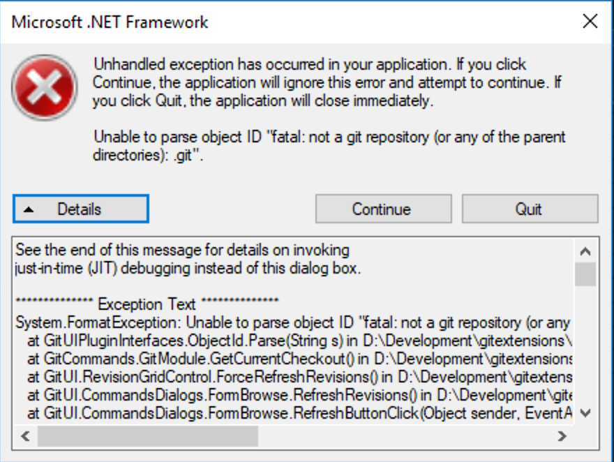 Unable To Launch The App · Issue 5244 · Gitextensions Gitextensions · Github