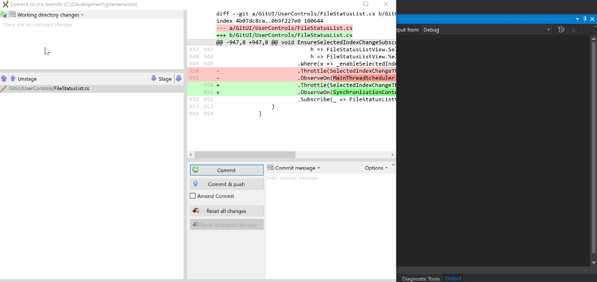 TaskCanceledException when selecting files in Commit dialog · Issue #5376 · gitextensions ...