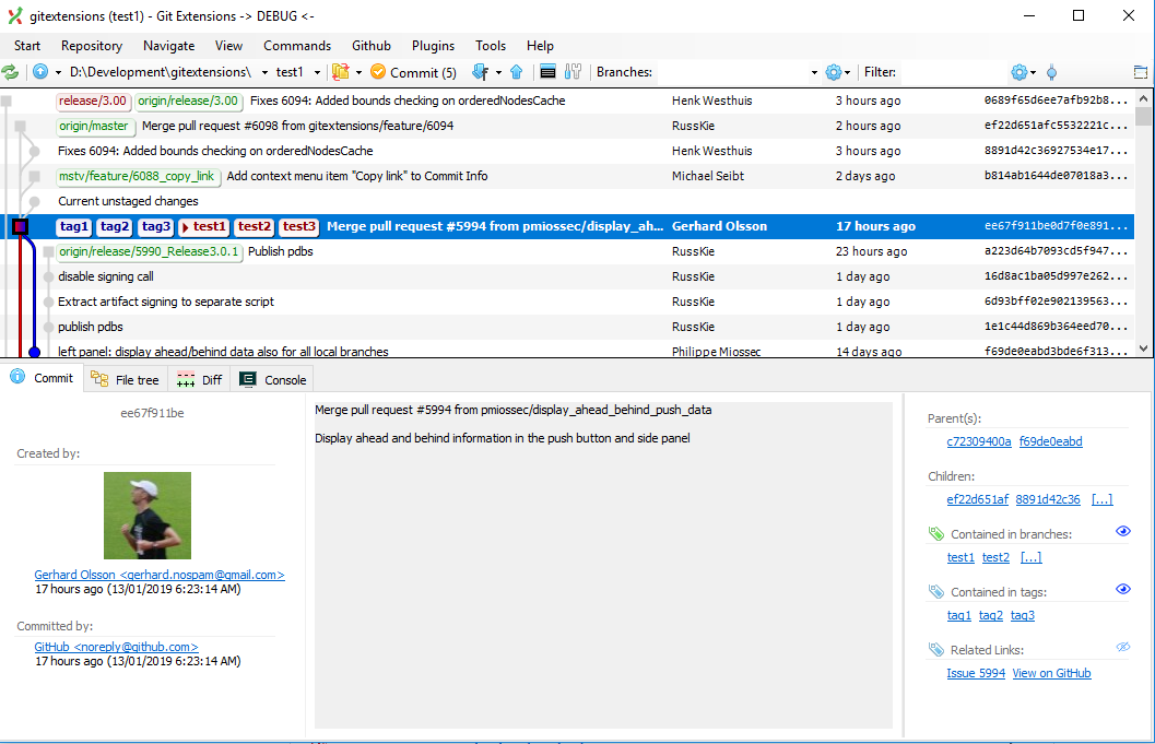 Redesign CommitInfo control · Issue #6099 · gitextensions/gitextensions · GitHub