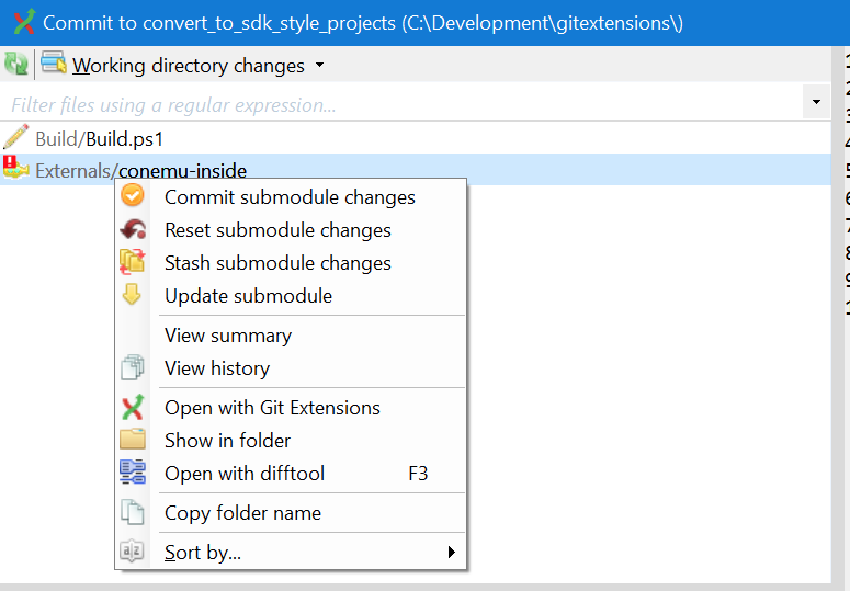 Fast switching between submodules · Issue #7501 · gitextensions/gitextensions · GitHub