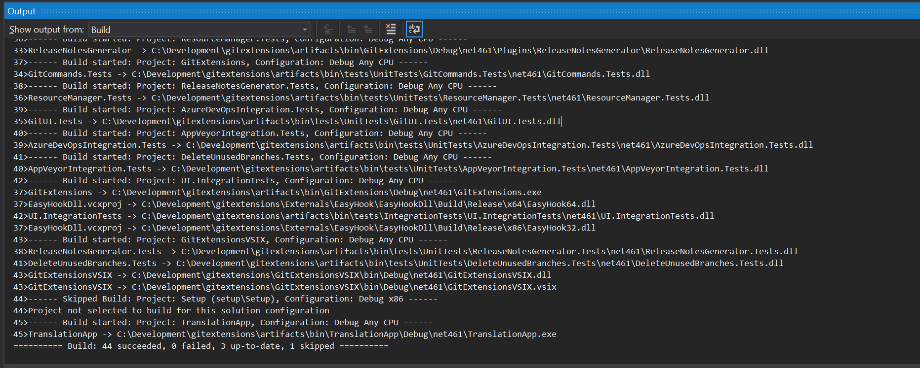 Improve Arcade build · Issue #7702 · gitextensions/gitextensions · GitHub