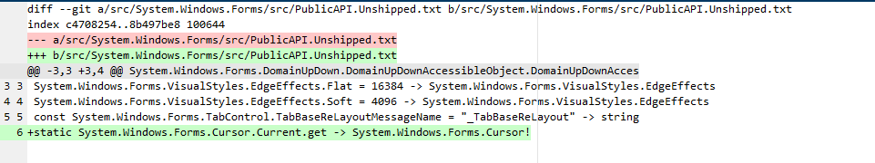 Microsoft.CodeAnalysis.PublicApiAnalyzers incorrect placement of updated nullable API · Issue ...