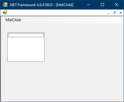 MDI forms lost sub control box · Issue #3029 · dotnet/winforms · GitHub