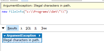 `System.IO.FileInfo` doesn't throw for invalid paths · Issue #38487 ...