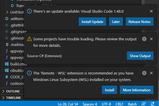 Add a setting to disable notifications · Issue #103907 · microsoft ...