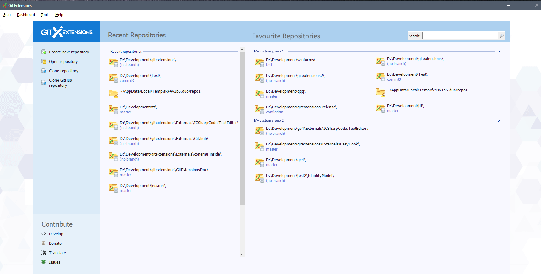 Dashboard grid view · Issue #8561 · gitextensions/gitextensions · GitHub