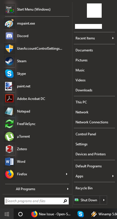 2nd column text padding issue · Issue #92 · Open-Shell/Open-Shell-Menu · GitHub
