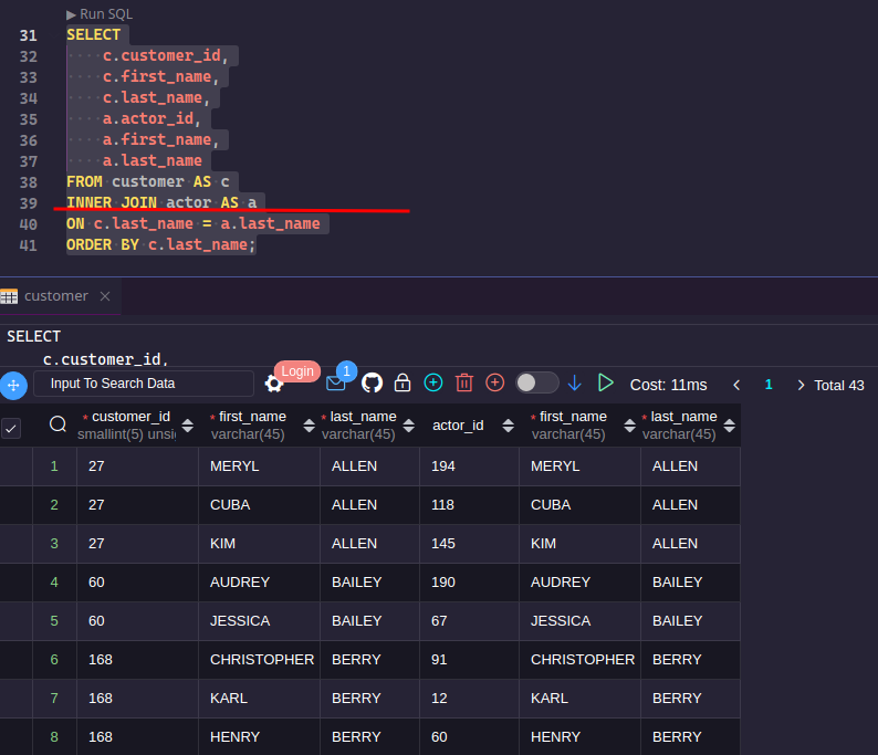 [BUG] No data in query result with left join · Issue #499 · cweijan/vscode-database-client · GitHub