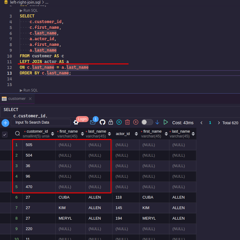 [BUG] No data in query result with left join · Issue #499 · cweijan/vscode-database-client · GitHub