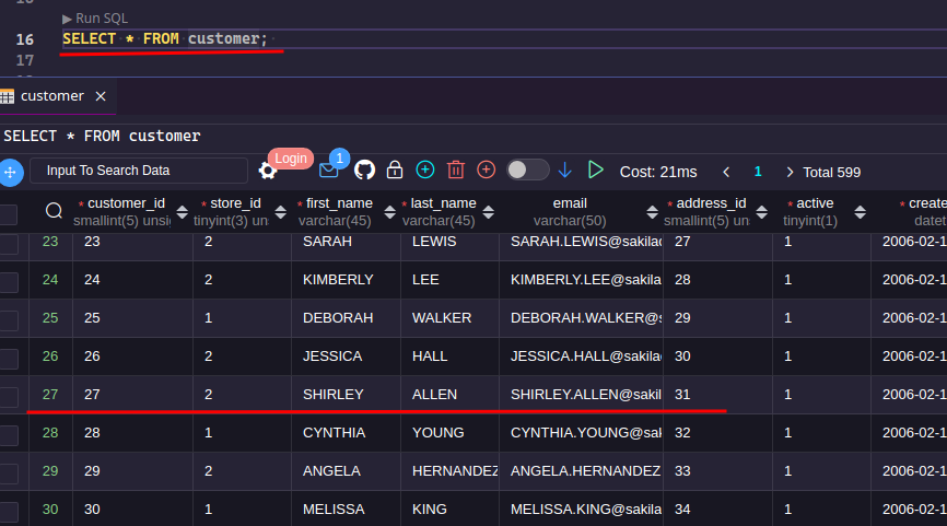 [BUG] No data in query result with left join · Issue #499 · cweijan/vscode-database-client · GitHub